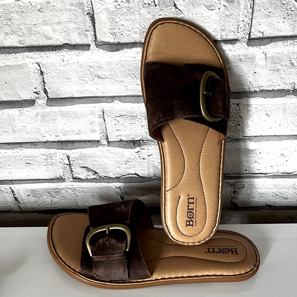Born | Shoes | Born Women Size 9 Miarra Buckle Brown Distressed Leather ...